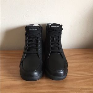 Rockport | Shoes | Rockport Mid Black Boot | Poshmark